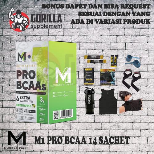 Jual MUSCLE FIRST Pro BCAA 14 Sachets - M1 MuscleFirst Minuman ...