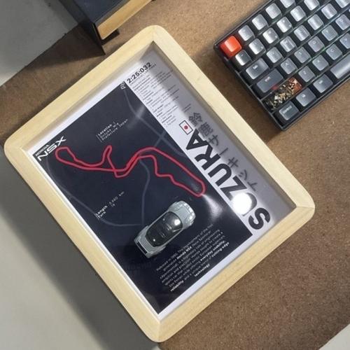 Jual Pajangan Frame Diecast Minigt Hotwheels kayu 3D hadiah/ gift ...