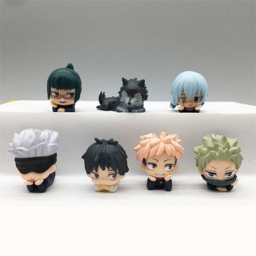 Jual Mini Figure JJK Jujutsu Kaisen Full Team Nobara Megumi Yuji Sukuna ...