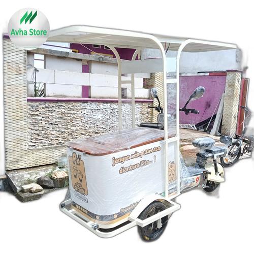 Jual invoice pre-order Gerobak Sepeda Listrik Kopi Keliling tipe Kanopi ...