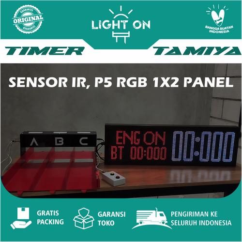 Jual Tamiya LAP Timer MINI 4WD 3 Jalur 2 panel P5 Sensor gerak(tanpa ...