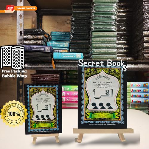 Jual IQRA 1-6 Hitam Buku IQRO Cara Cepat Membaca AlQuran - 10×14 - Kota ...