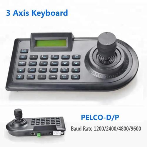 Jual 3D PTZ CCTV keyboard Controller Joystick for RS485 PTZ Speed dome camera Bracket Support ...