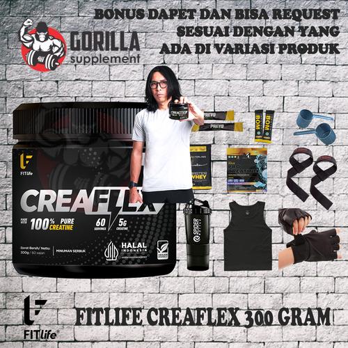 Promo FITLIFE Creaflex Creatine 100 Gram 20 Serving Mesh 200 ...