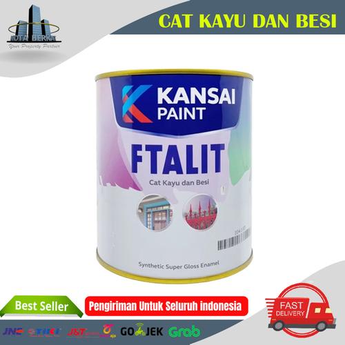 Jual CAT FTALIT KANSAI / CAT KAYU DAN BESI ( GALON ) 5KG - RIVER BLUE ...