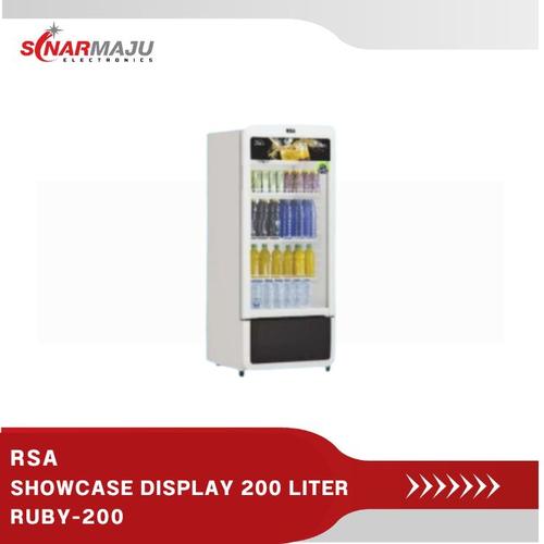 Jual SHOWCASE 1 PINTU RSA 200 LITER DISPLAY COOLER RUBY-200 - Kota ...