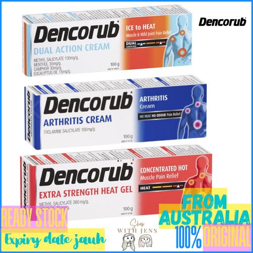 Jual Dencorub Dual Action Cream / Extra Strength Heat Gel 100g Krim ...