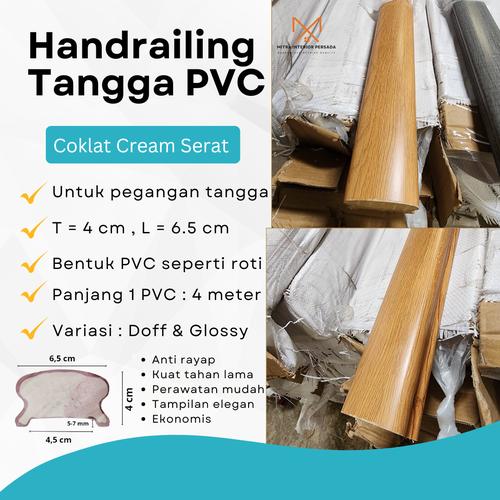Jual HANDRAIL PVC HANDRAILING PEGANGAN TANGGA HANDLE RAILING TANGGA ...