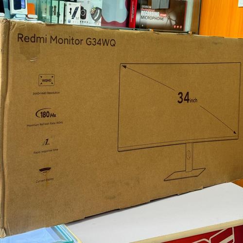 Jual Monitor Redmi 34 Inch 180Hz GARANSI 1 TAHUN G34WQ Curved Ultrawide ...