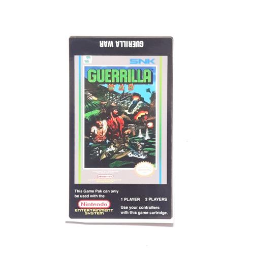 Jual Stiker Depan Kaset NES Guerilla War Replacement Label Gambar Cover ...