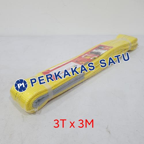 Jual NYLON WEBBING SLING 3T X 3M TALI PENGANGKAT ANGKAT BARANG 3 TON X ...