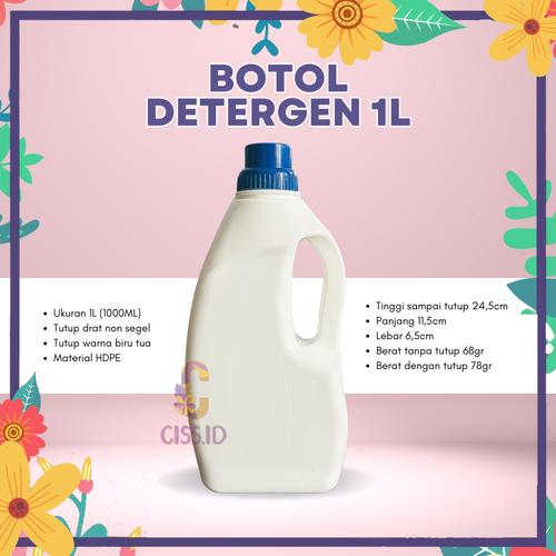 Jual BOTOL DETERGEN 1 L 1LITER BOTOL REFILL SOFTENER PEWANGI LAUNDRY ...