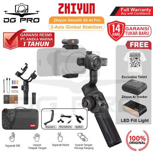 Jual Zhiyun Smooth 5S AI Pro 3-Axis Smartphone Gimbal Stabilizer Zhiyuntech Smooth 5 S AI Pro ...
