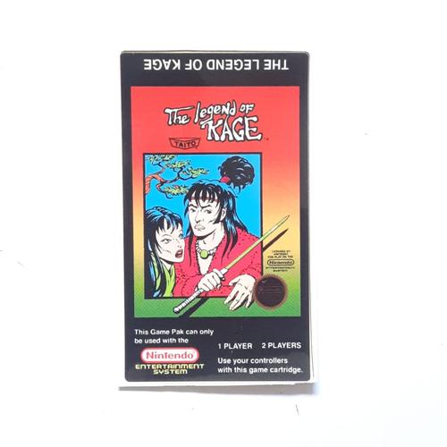 Jual Stiker Depan Kaset NES Legend of Kage Replacement Label Gambar ...
