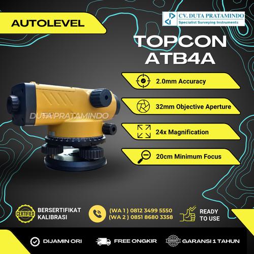 Jual AUTOLEVEL TOPCON ATB4A / WATERPASS DIGITAL TOPCON ATB 4A ATB-4A ...