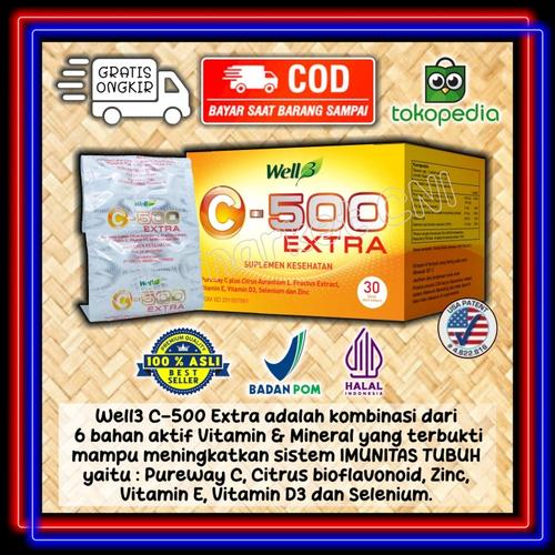 Promo Vitamin C 500 EXTRA (0125) Lebih lengkap dari vit jenis Ester C ...