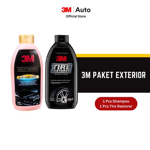 Promo 3M Paket Exterior Pack 3M - Car Wash Gold & Tire Restorer- Harga ...