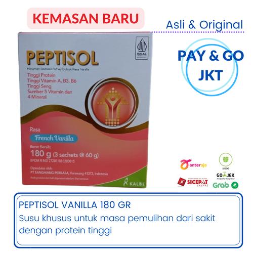 Jual SUSU PEPTISOL VANILLA 180GR KEMASAN BARU - UNTUK OPERASI, STROKE ...