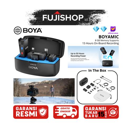 Promo Boya BOYAMIC 2-Person Wireless Microphone / All-In-One Wireless ...