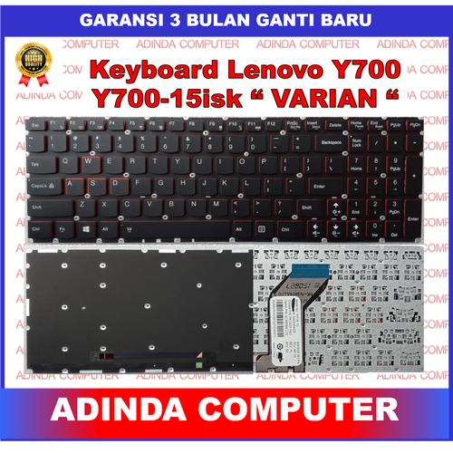 Jual Keyboard Lenovo Ideapad Y700 Y700-15 Y700-15ACZ Y700-15ISE Y700-15ISK Y700-17ISK Backlight ...