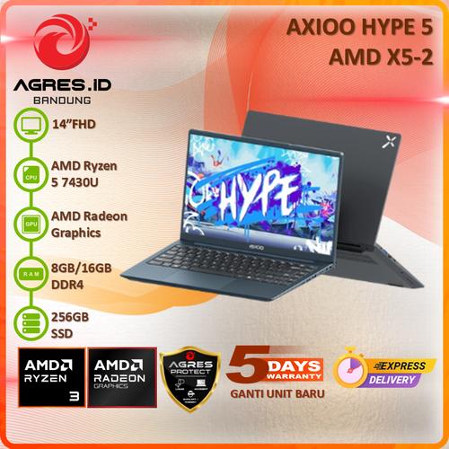 Promo Axioo Hype 5 AMD X5-2 Ryzen 5 7430U 8Gb/16Gb 256Gb 14" FHD IPS ...