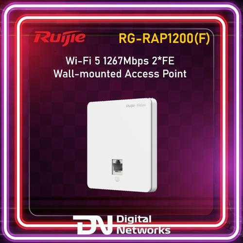 Jual RG RAP1200F Wall AP Ruijie RAP1200-F AC1300 WiFi5 Dualband Wall ...
