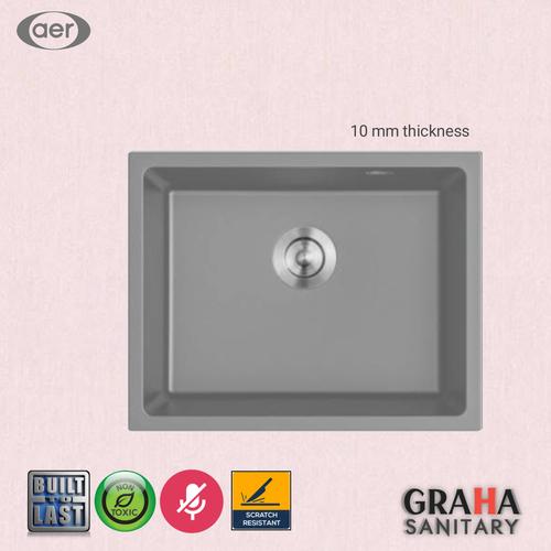 Jual AER KS1 12 G Granite Kitchen Sink Bak Cuci Piring Grey Minimalis - Kota Surabaya - Graha ...