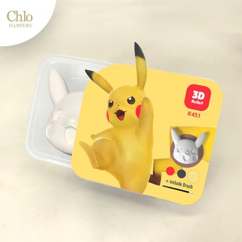 Promo K451 Pokemon Pikachu - Souvenir / Hampers Ultah Anak Painting Kit ...