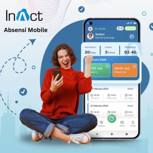 Jual Absensi Online Mobile HP InterActive time attendance tracking ...