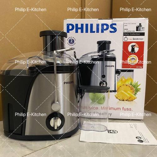Jual Philips 800W Juicer Extractor HR1866 -Slow Juicer 99% Fresh Fruit ...