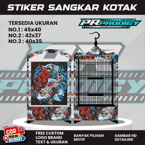 Jual Stiker Decal KOI DEMON MASK/Sangkar Burung Koper/Single Fighter ...