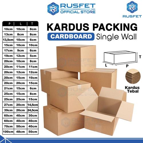 Jual KARDUS PACKING Single Wall Cardboard Karton Carton Box Dus Kotak ...