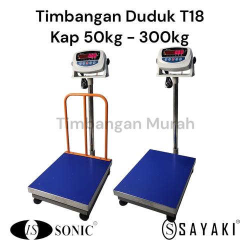 Jual Timbangan lantai digital SONIC / SAYAKI T18 kap 150Kg - Plus pagar, 150kg - Jakarta Barat ...