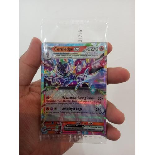 Jual Ceruledge EX Sealed Promo Booklet Deck Taktik Pokemon TCG ...