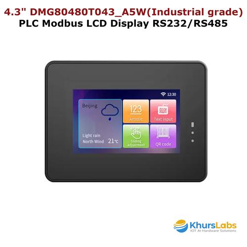 Jual DWIN HMI 4.3" Inch PLC Modbus LCD Display RS232 RS485 DMG80480T043_A5WTR Industrial Grade ...