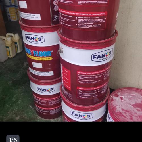 Jual Epoxy Lantai Warna Fanos Asia/Mexfoor 21kg Set Warna RED - Jakarta ...