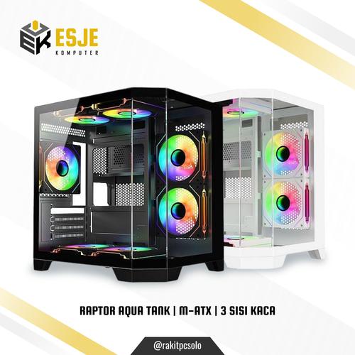 Jual Casing Gaming RAPTOR AQUA TANK M-ATX/M-ITX Mirip Reguz - Hitam ...