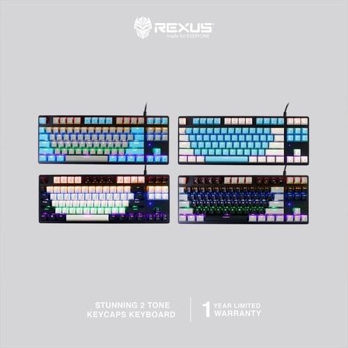 Jual REXUS MX5.2 mechanical gaming keyboard TKL legionare mekanikal mx ...