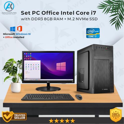Jual Set PC Komputer Intel Core i7-2600 RAM 8GB SSD Rakitan Office - Kab. Tangerang - Awan PC ...