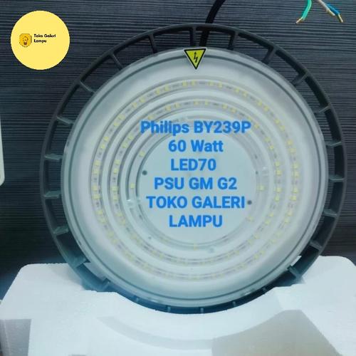 Jual PHILIPS HIGHBAY 60W BY239P LED 70 PSU GM G2 6500K putih - Jakarta ...