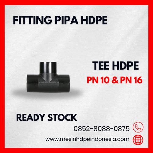 Jual Tee Pipa Hdpe Ukuran 2 Inch 63 x 63 mm PN 16 | Tee Fitting Pipa ...