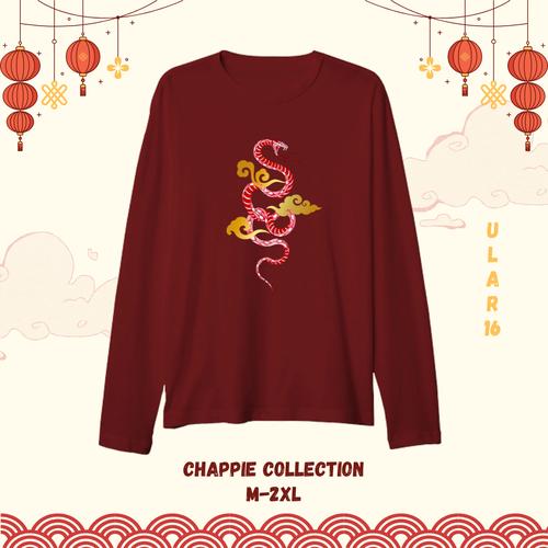 Jual Kaos Imlek Ular 2025 Pria Wanita Baju Sincia Chinese New Year M L ...