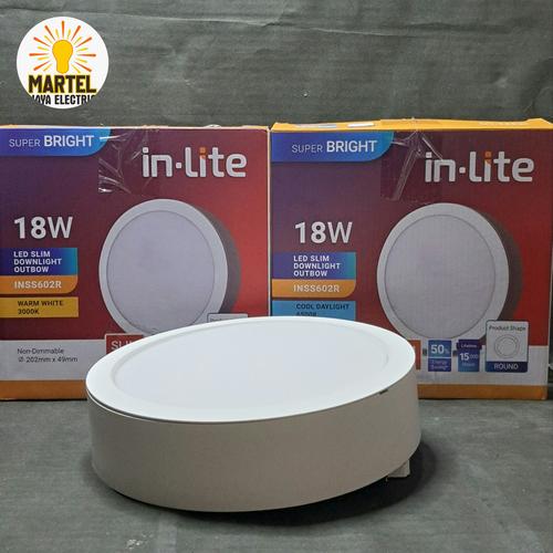 Jual INLITE Downlight panel OUTBOW INSS602R Lampu INLITE OB tempel ...