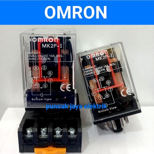 Jual relay Omron mk2p/mk2p i 12vdc 8kaki 10a set socket/relay Omron/relay mk2p - Jakarta Barat ...