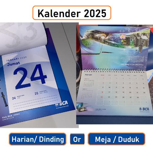 Jual Kalender BCA Duduk, Meja, Harian, Gantung, Dinding - BCA Meja ...