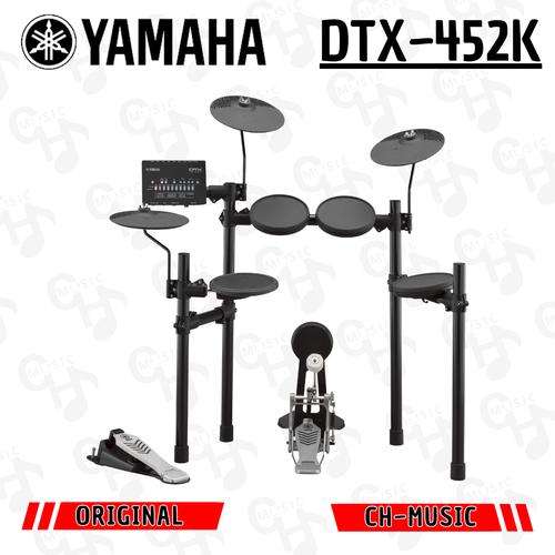 Jual Yamaha DTX452K DTX 452K Electronic Drum Set Original Paket - HITAM ...
