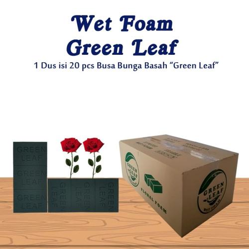 Jual Oasis Basah / Green Leaf Floral Foam / Foam Basah Bunga Segar ...