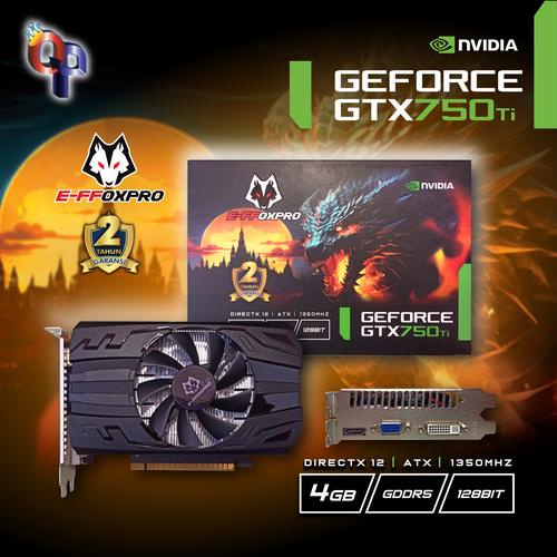 Jual VGA EFFOXPRO GTX 750 Ti 4GB DDR5 128Bit E-FFOXPRO GTX750Ti 750Ti ...