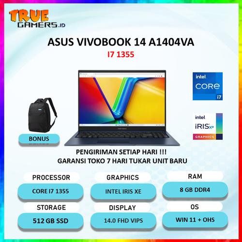 Jual Asus Vivobook 15 A1504VA Intel i7 1355 8GB 512GB W11+OHS 15.6Fhd ...