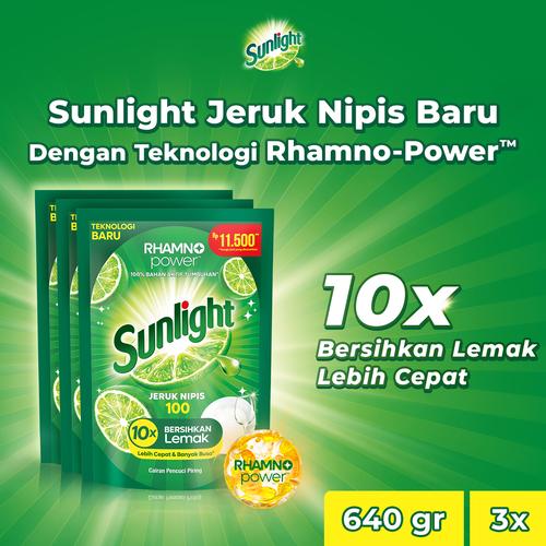 Promo Sunlight Sabun Cuci Piring Jeruk Nipis Refill 635ml Multipack isi 3 - Kota Tangerang ...
